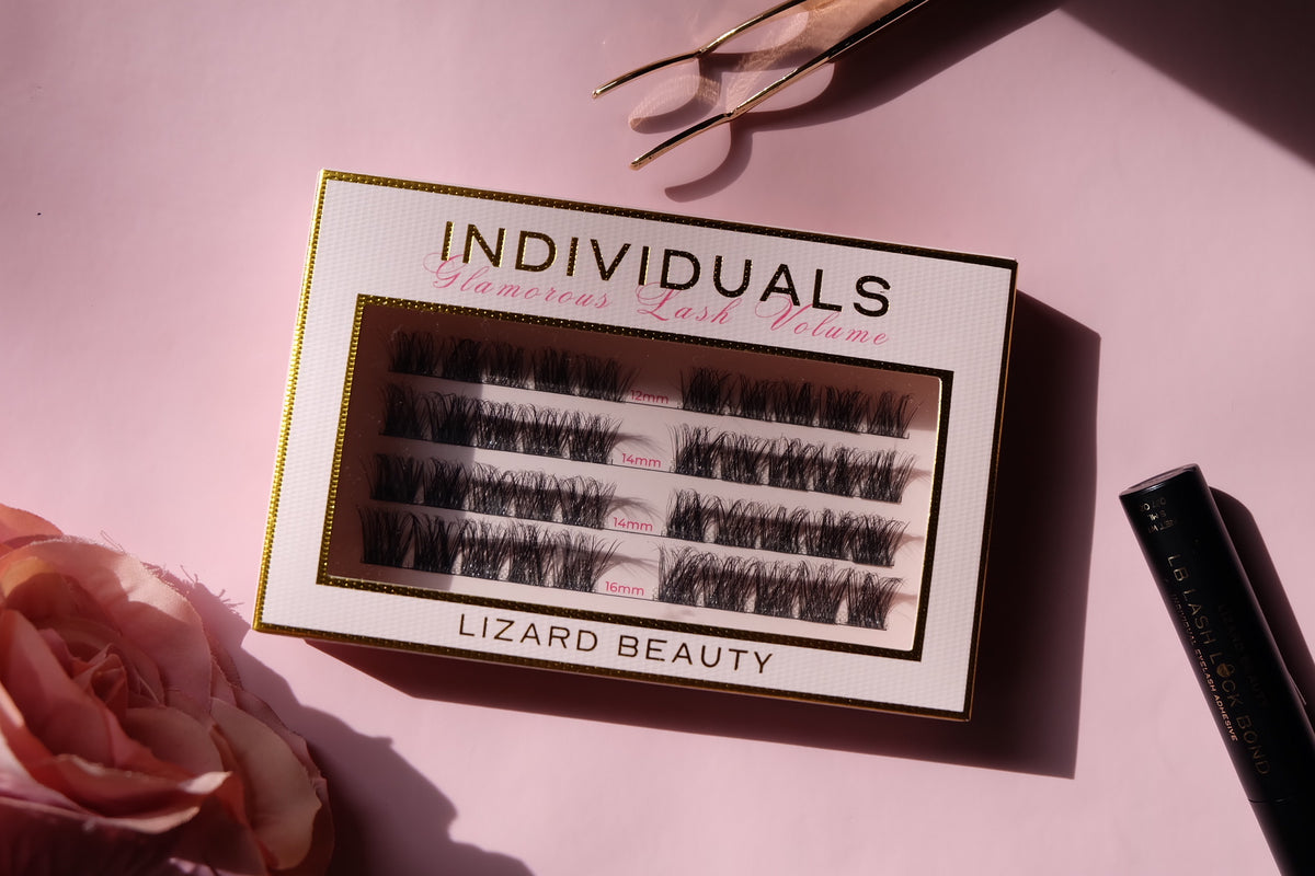 Lashes Step by Step Guide for Applying Individual Clusters – LZRD LASH